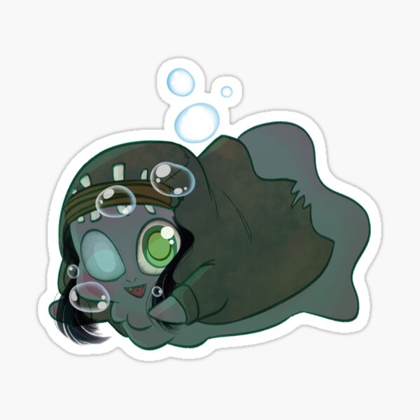 "Ponyo! Moreau (RE8 fanart)" Sticker for Sale by ChezCinnamon | Redbubble