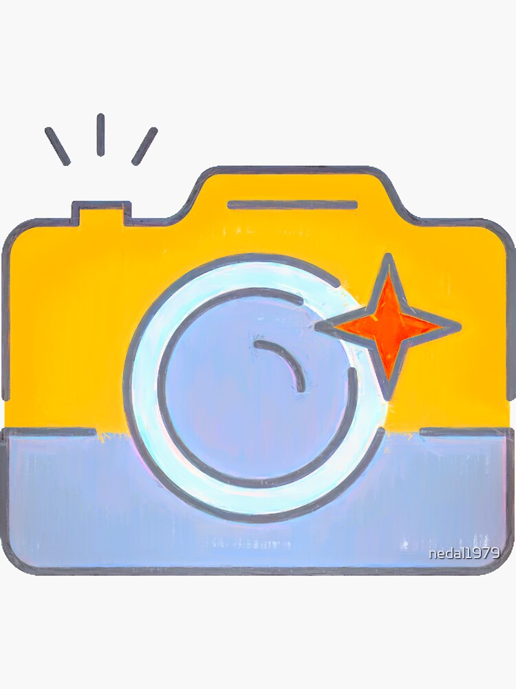 "Digital Camera " Sticker for Sale by nedal1979 | Redbubble