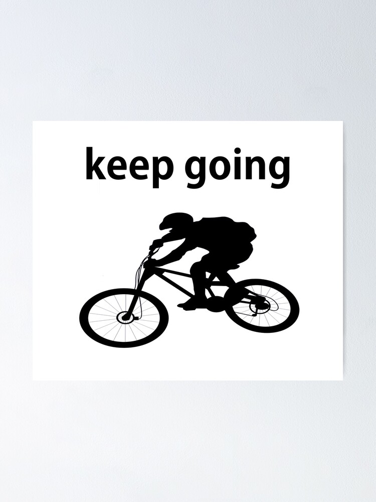 "keep going logo" Poster by amerco | Redbubble
