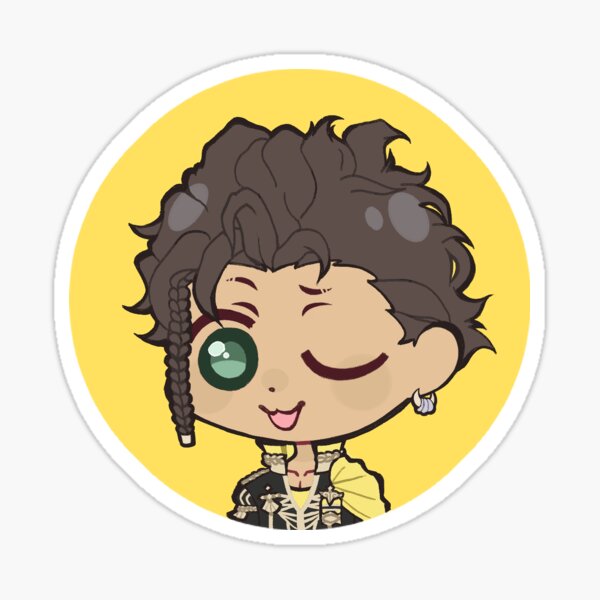 "Chibi Claude" Sticker by jackolin | Redbubble