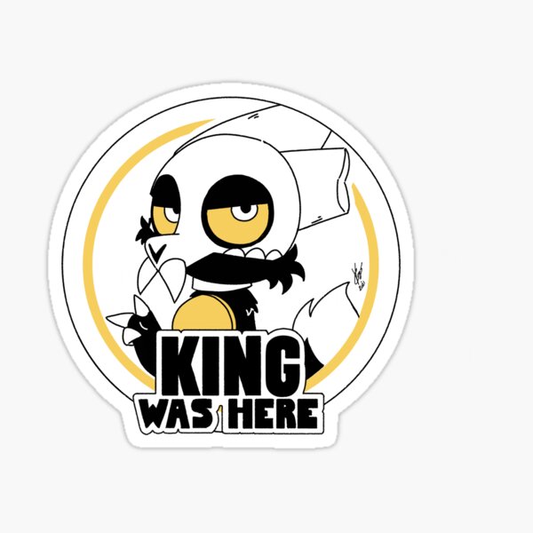 "TOH KING - Sticker" Sticker for Sale by vago-XD | Redbubble