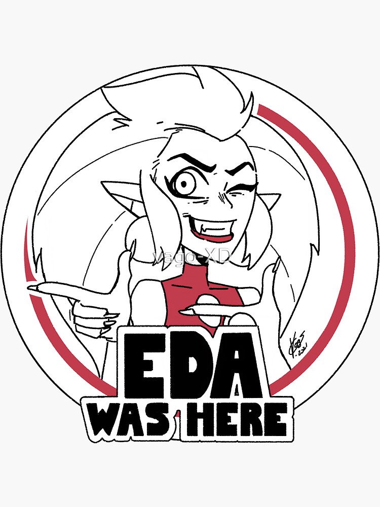 "TOH EDA - Sticker" Sticker for Sale by vago-XD | Redbubble