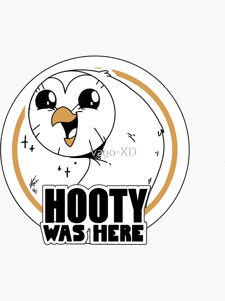 "TOH HOOTY - Sticker" Sticker for Sale by vago-XD | Redbubble