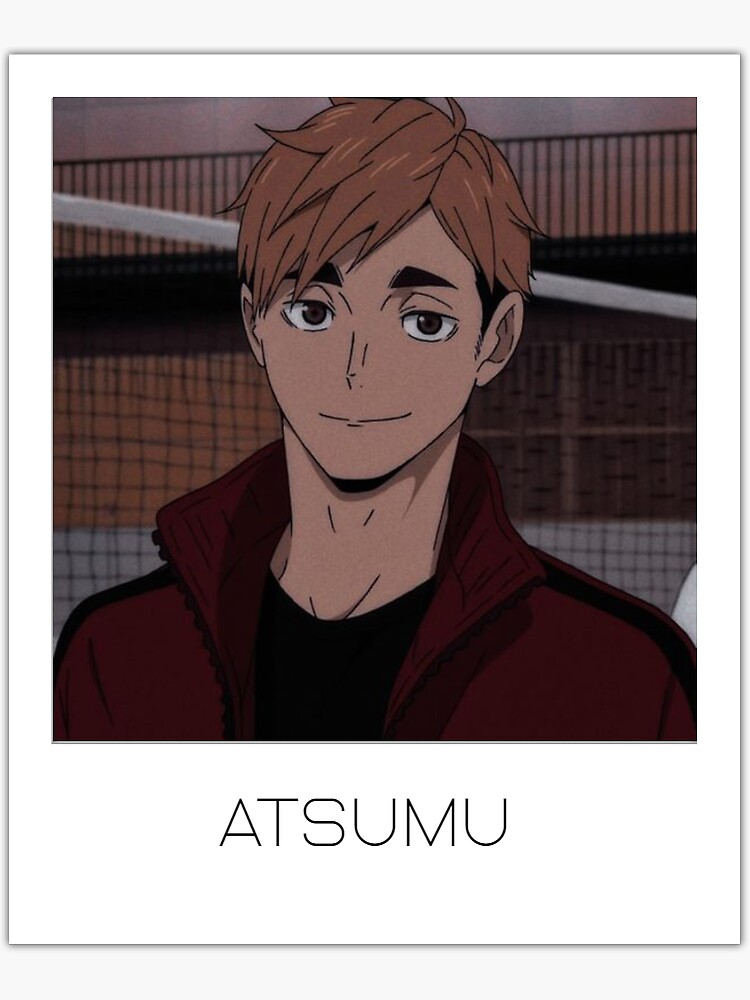 "Atsumu polaroid frame sticker and magnet " Sticker for Sale by ...