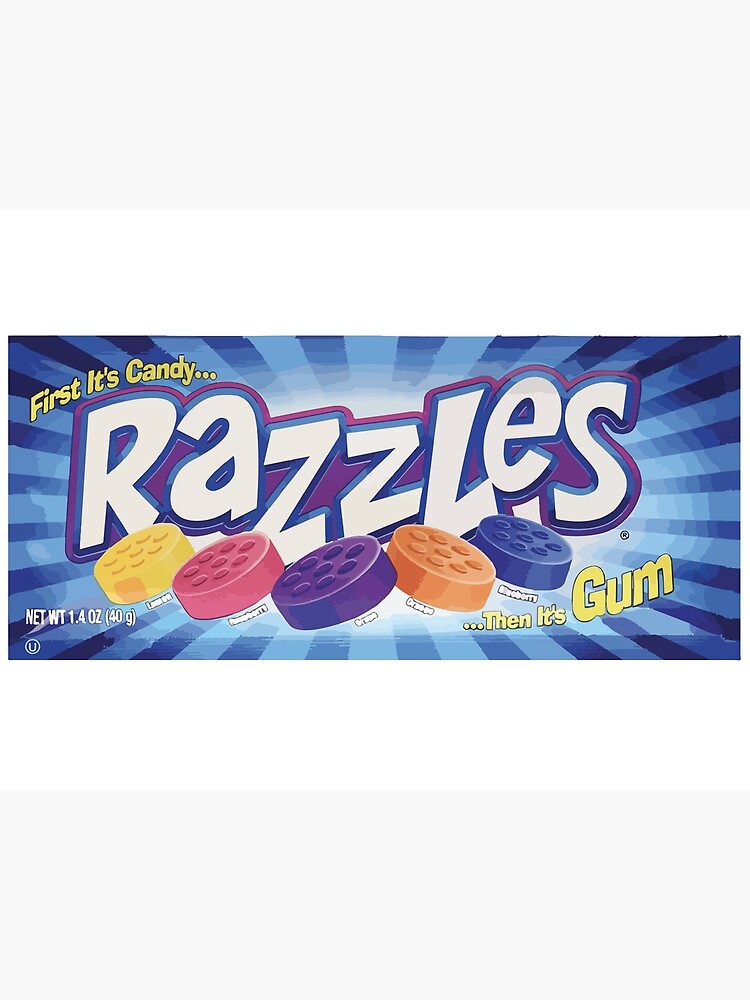 "Razzles Candy from 13 Going On 30" Poster for Sale by naddyicecreates ...