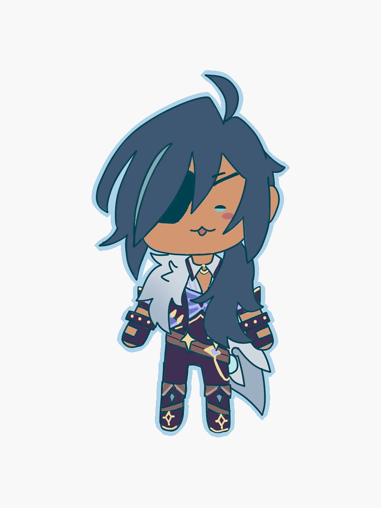 "Kaeya Genshin Impact Sticker" Sticker by shikkeroni | Redbubble