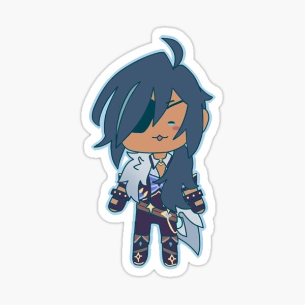 "Kaeya Genshin Impact Sticker" Sticker by shikkeroni | Redbubble