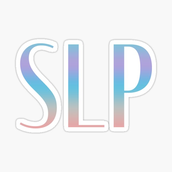"SLP" Sticker for Sale by TylerZobel | Redbubble