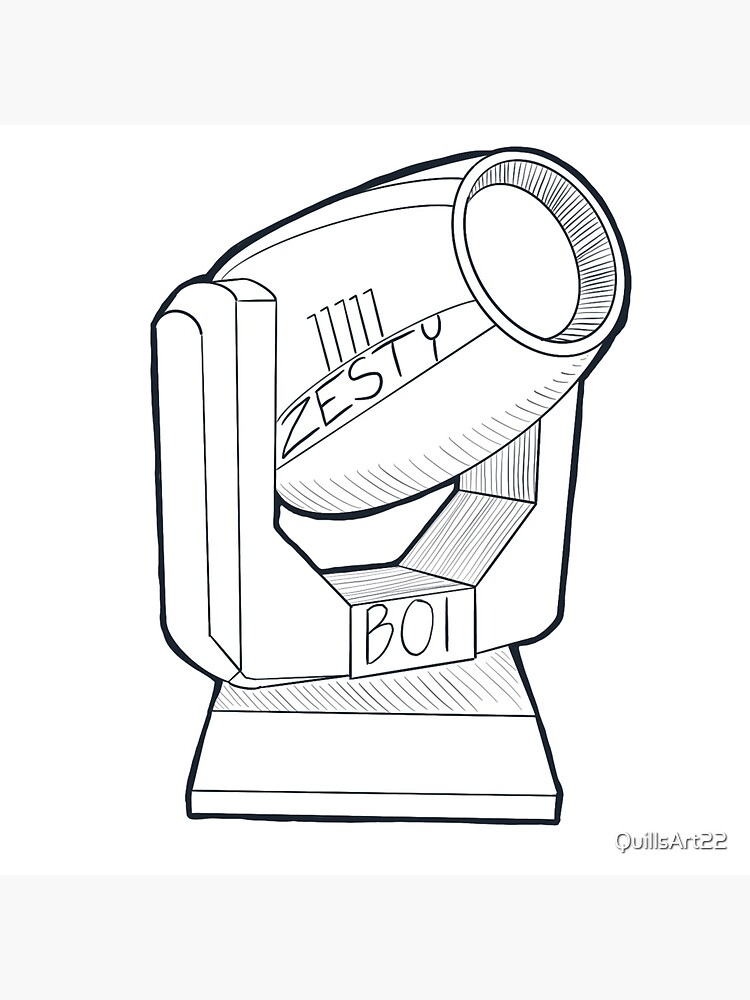 "Zesty Boi" Sticker for Sale by QuillsArt22 | Redbubble