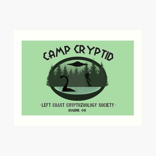 "Camp Cryptid" Art Print by MoonBuckets | Redbubble