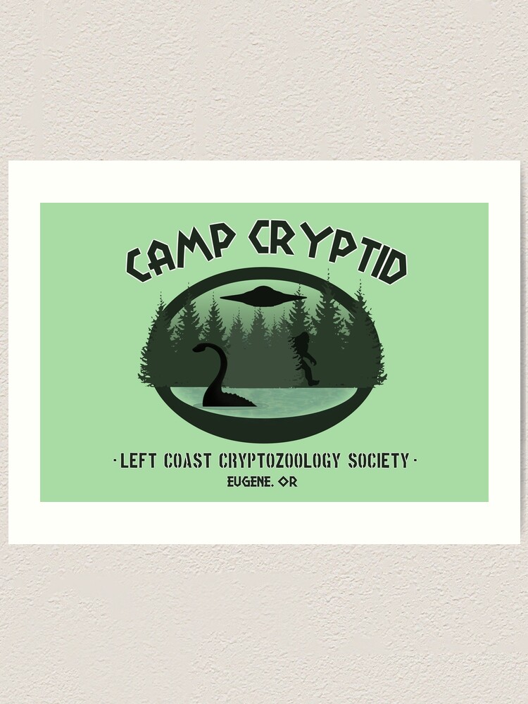 "Camp Cryptid" Art Print by MoonBuckets | Redbubble
