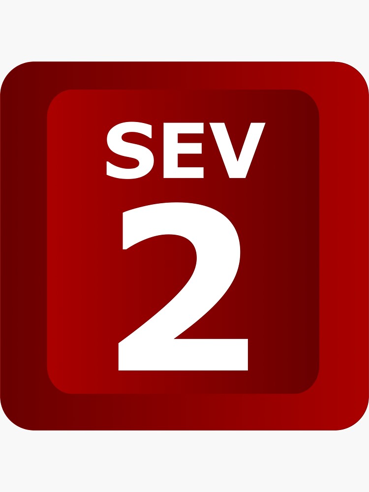 "Sev 2" Sticker for Sale by Partyorca | Redbubble