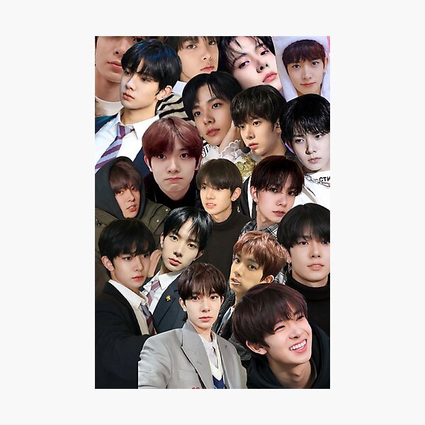Lámina fotográfica «ENHYPEN HEESEUNG COLLAGE» de banoffe12 | Redbubble
