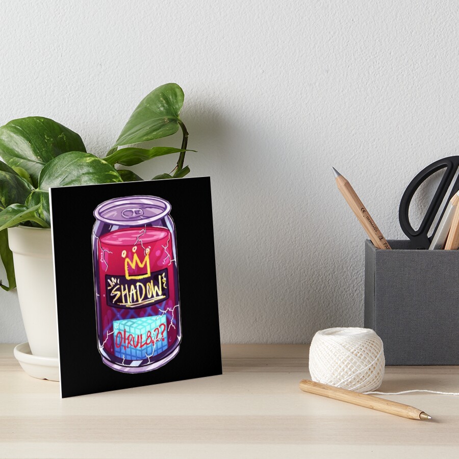 "BTS SUGA shadow soda can " Art Board Print by jazzy-handz | Redbubble