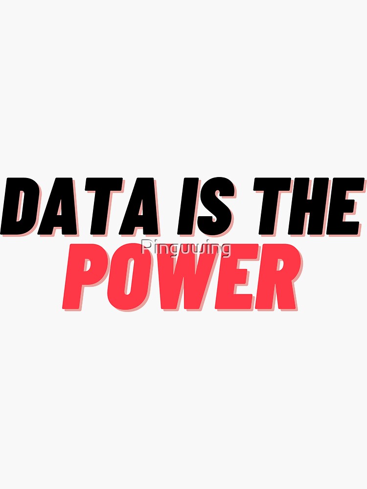 "Data Science" Sticker for Sale by Pinguwing | Redbubble