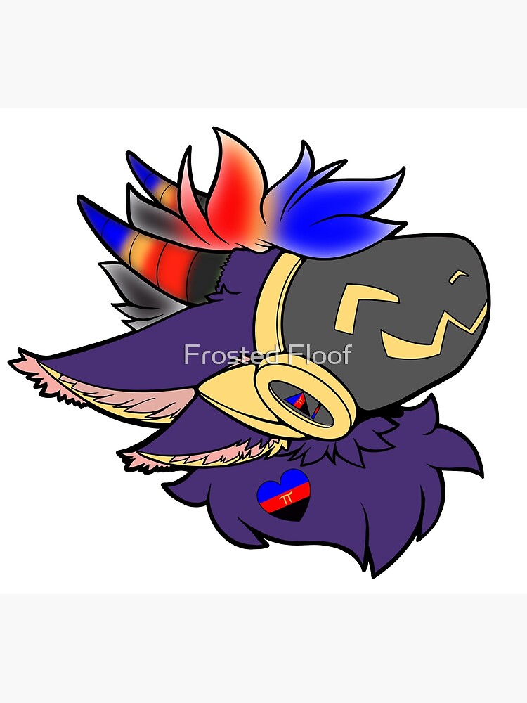 "Protogen Polyamorous Pride" Art Print by KokatheCat | Redbubble