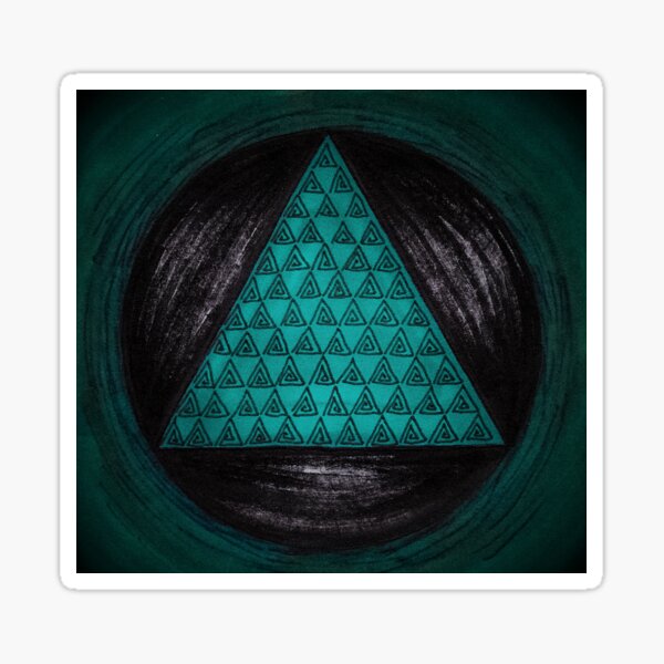 "Pyramid" Sticker for Sale by Bumblebeebasket | Redbubble