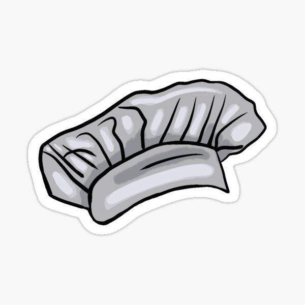 "Chef’s Hat" Sticker by wildjellybeans | Redbubble