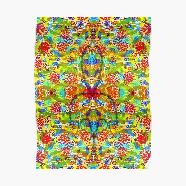 "Symmetrical Alien" Poster for Sale by mlindsay | Redbubble
