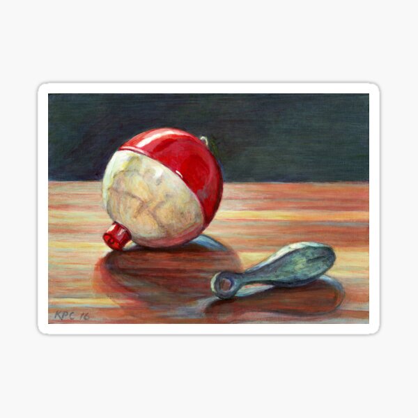"Sinker and Bobber" Sticker for Sale by KPCStudios | Redbubble