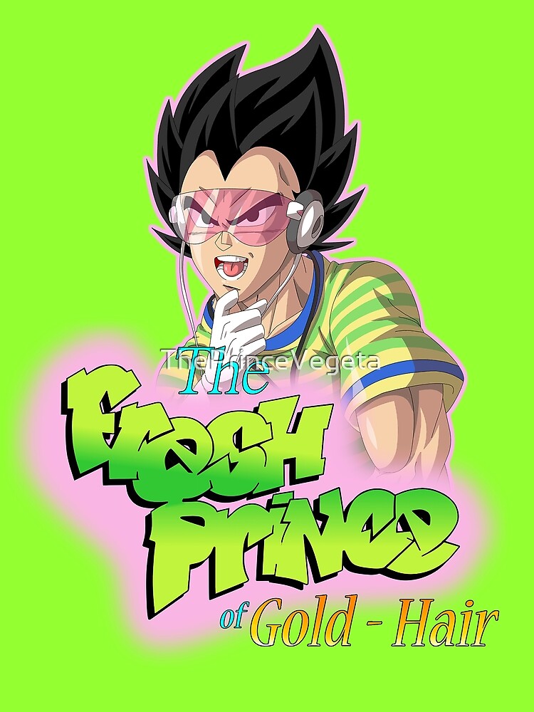 "Fresh Prince Of Gold Hair" Poster for Sale by ThePrinceVegeta | Redbubble