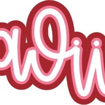 "AOII" Sticker for Sale by calliains | Redbubble