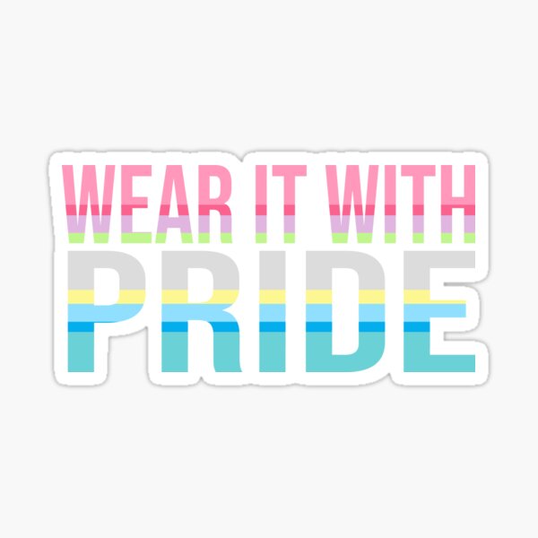 "Wear it With Pride - Gender Questioning Flag" Sticker for Sale by ...