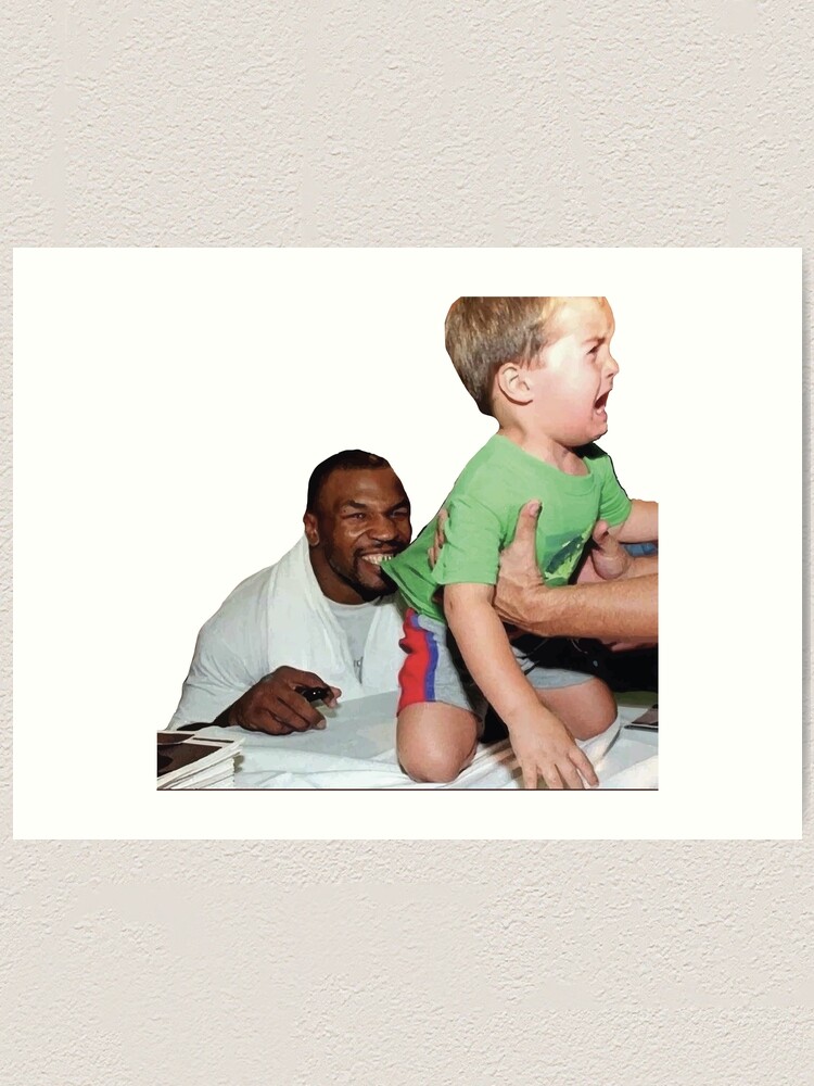 "Mike Tython Meme" Art Print by naddyicecreates | Redbubble