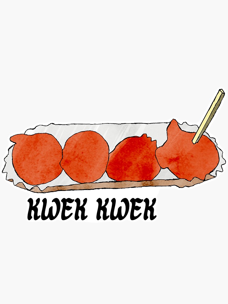 "Kwek-kwek" Sticker for Sale by tanjolo | Redbubble