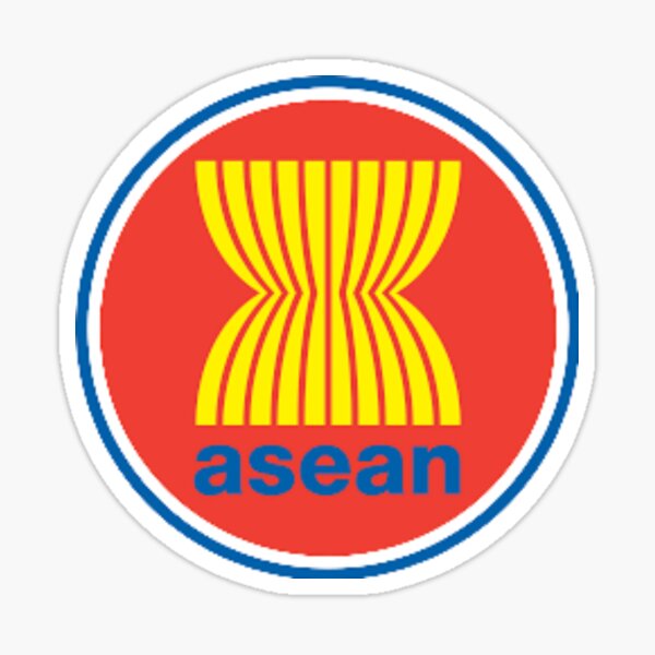"ASEAN" Sticker for Sale by Markat8 | Redbubble