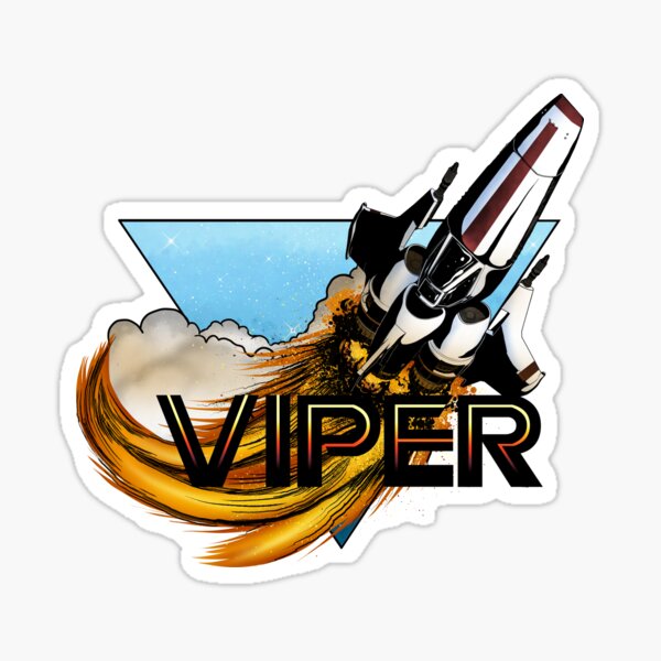 "Viper" Sticker for Sale by simonbreeze | Redbubble
