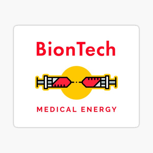 "Biontech Energy Logo" Sticker for Sale by Olliv4nder | Redbubble