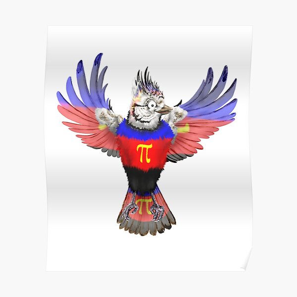 "Polyamorous Pride Flag | Cartoon Bird " Poster by Snootrac | Redbubble