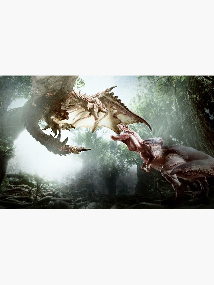 "Rathalos vs Anjanath" Sticker by DixonsShop | Redbubble