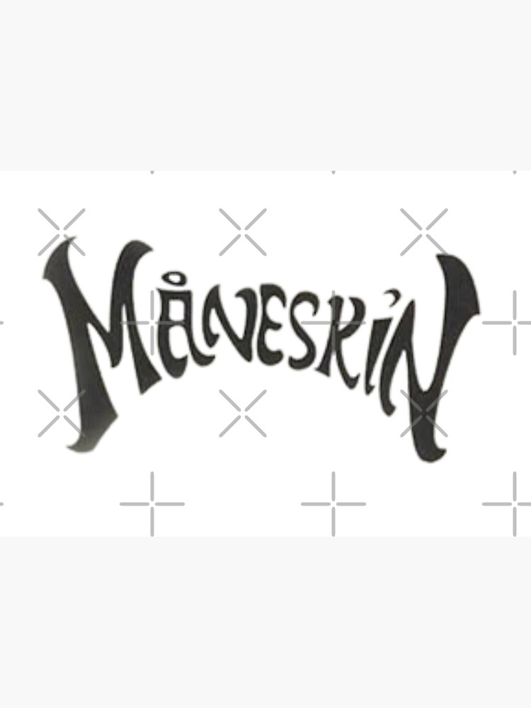 "Maneskin black logo" Art Print by Carmens-World | Redbubble