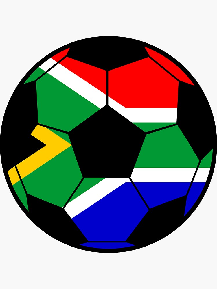 "South Africa Football / Soccer Flag Graphic" Sticker by iheartsport ...