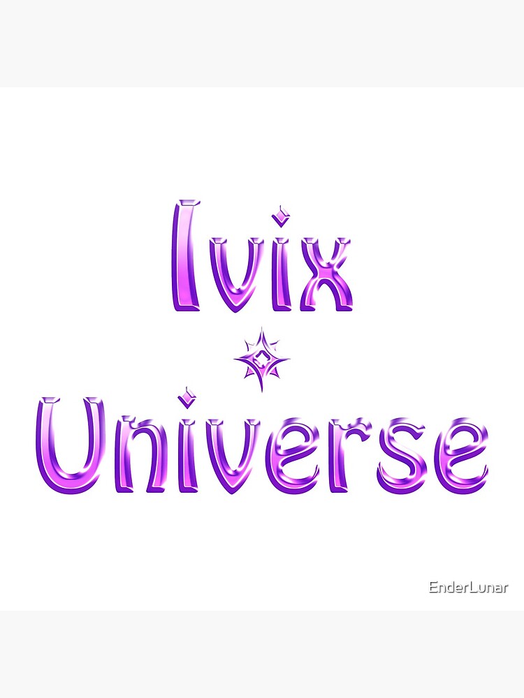 "Ivix Universe Logo" Photographic Print by EnderLunar | Redbubble