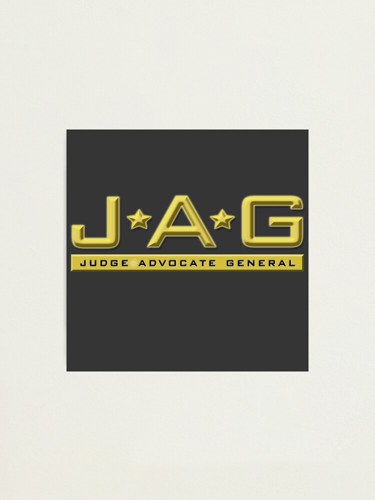 "J.A.G TV Show Logo" Photographic Print by vollachr | Redbubble