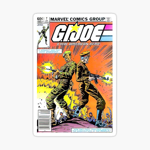 "Gi Joe " Sticker for Sale by GiJoeeeee | Redbubble