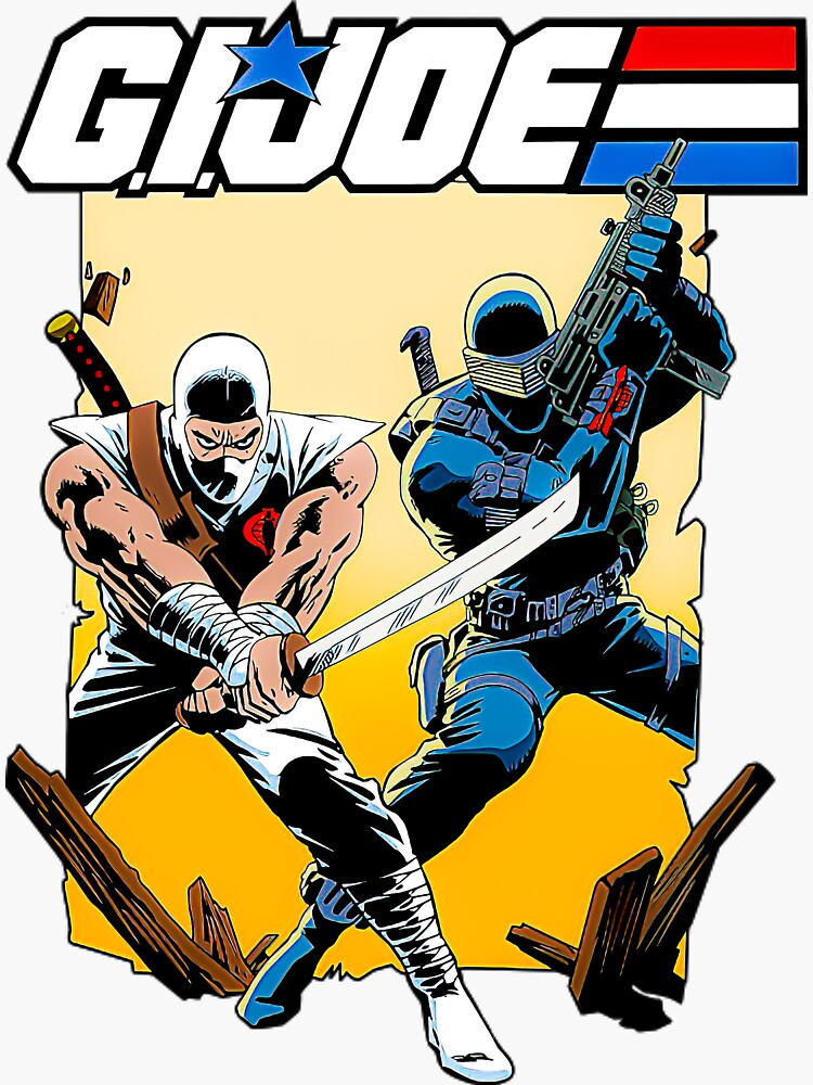 "Gi Joe " Sticker for Sale by GiJoeeeee | Redbubble