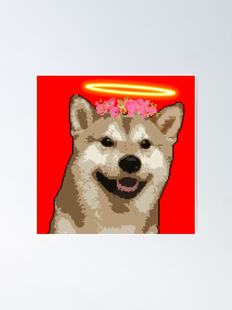 "Doge God" Poster for Sale by itsyomalik | Redbubble