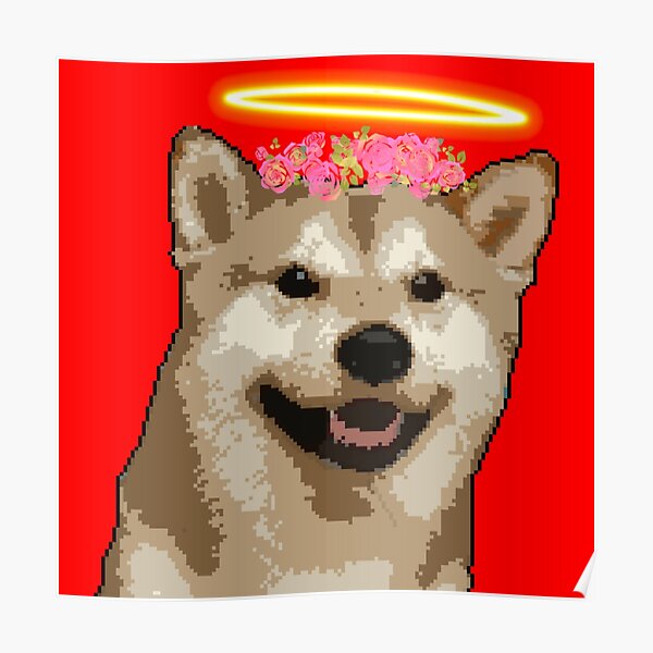 "Doge God" Poster for Sale by itsyomalik | Redbubble