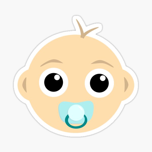 "Baby Face" Sticker for Sale by Souza10 | Redbubble