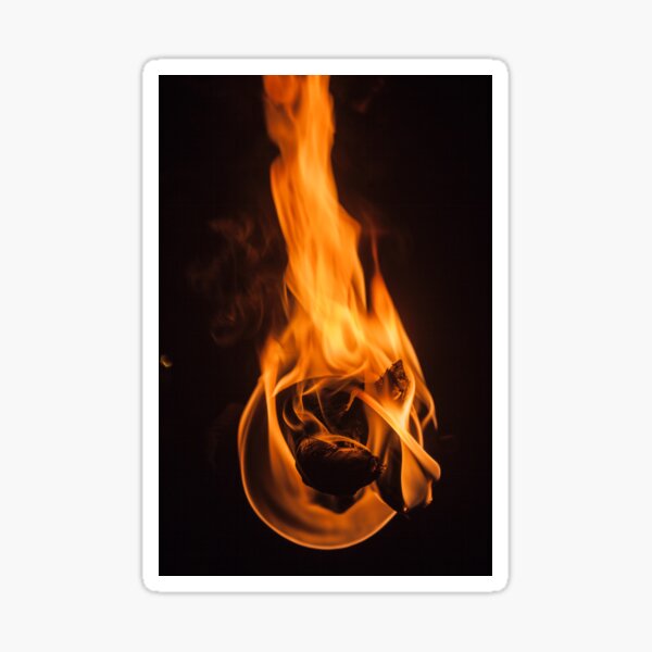"Fireball" Sticker by Feras1985 | Redbubble