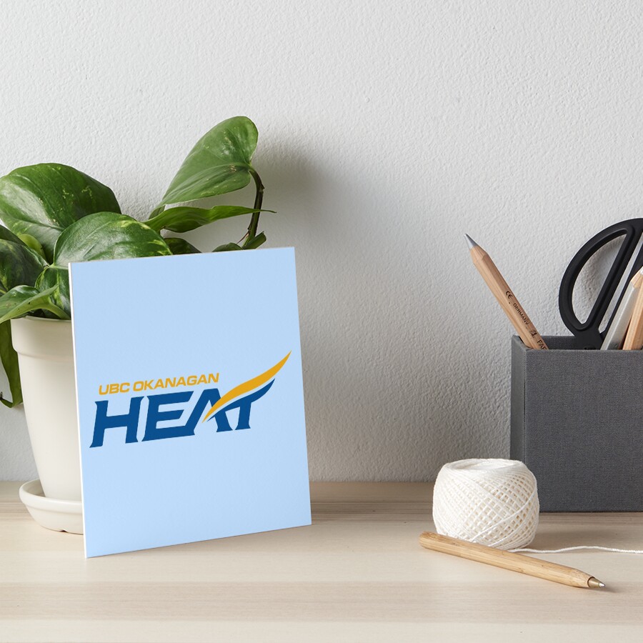  UBC Okanagan Heat Logo2 Art Board Print By GemaStore Redbubble