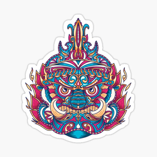 "Hanuman God, Thai Cartoon" Sticker for Sale by TpproShop | Redbubble