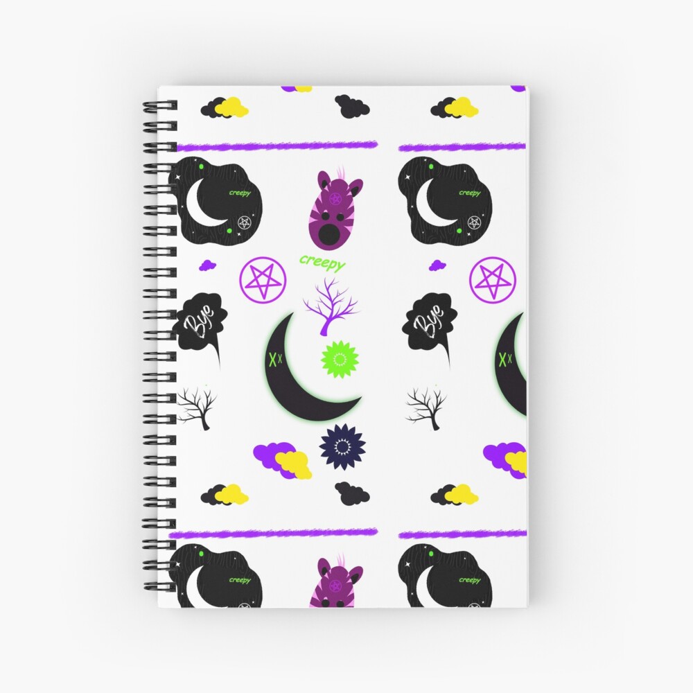 "Pastel goth kawaii summer aesthetic drawings" Spiral Notebook by ...