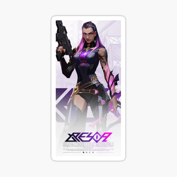 Valorant Reyna Stickers | Redbubble