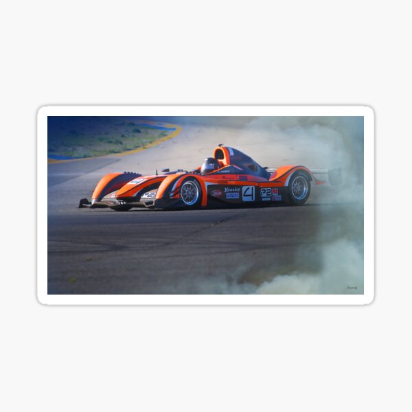 "SCCA P2 Prototype Race Car" Sticker for Sale by DaveKoontz | Redbubble