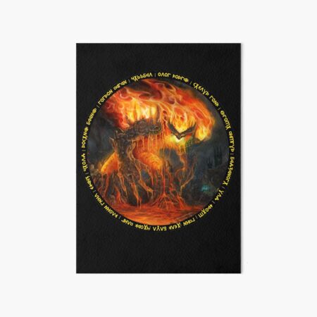 Lámina rígida «Leyenda de Roshnak» de DMDanMat | Redbubble